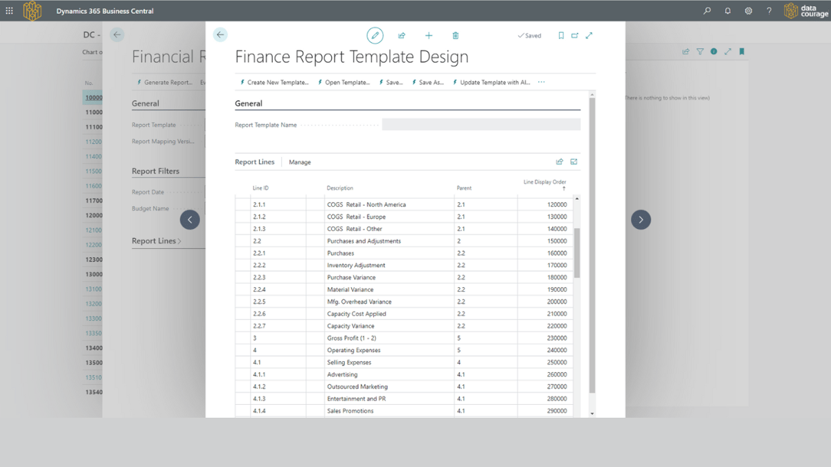 AI P&L Statements and Insights in Business Central