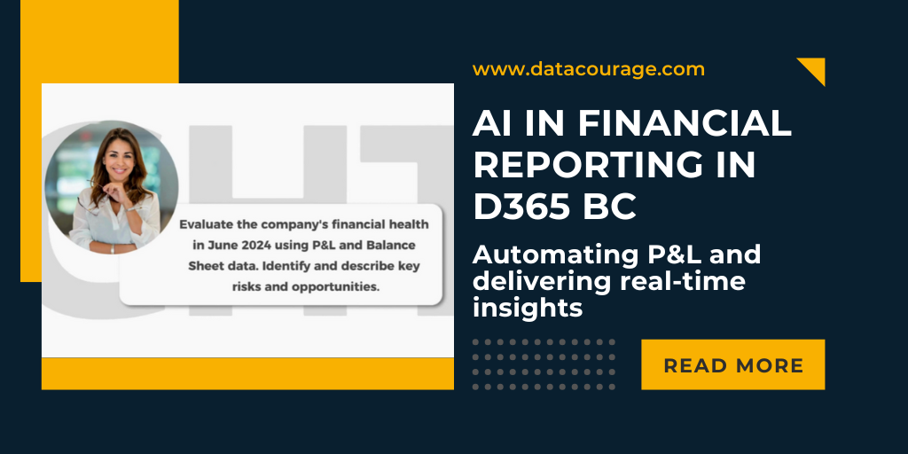 How AI can transform financial reporting in D365 BC